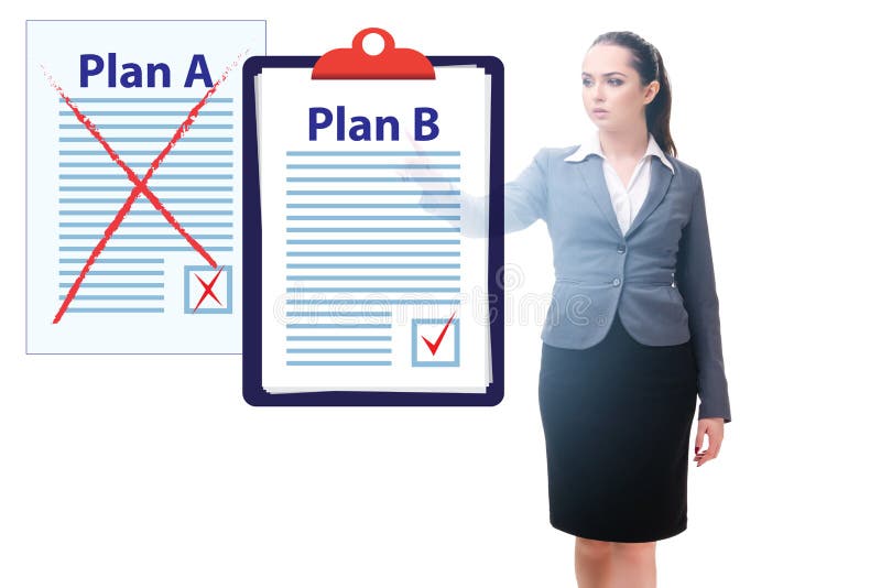 Concept of Choosing between Plan a or Plan B Stock Image - Image of ... Concept of Choosing between Plan a or Plan B Stock Image - Image of ...