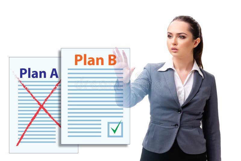 Concept of Choosing between Plan a or Plan B Stock Image - Image of ... Concept of Choosing between Plan a or Plan B Stock Image - Image of ...