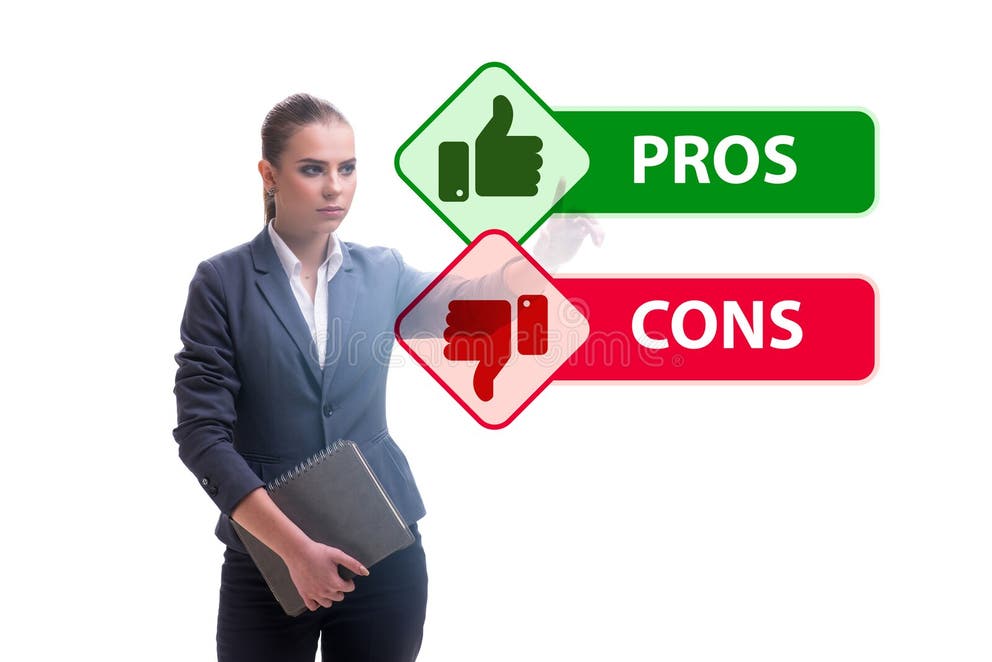 Concept of Choosing Pros and Cons Stock Image - Image of preference ...