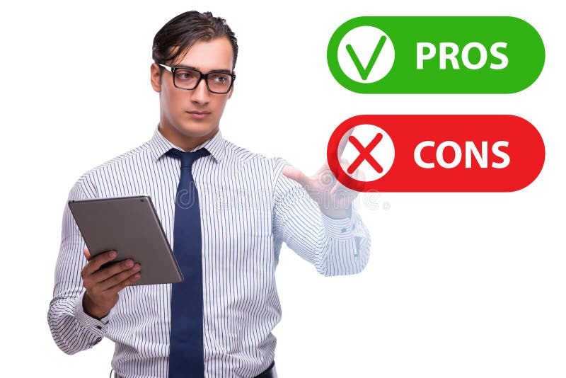 Concept of Choosing Pros and Cons Stock Photo - Image of cons, business ...