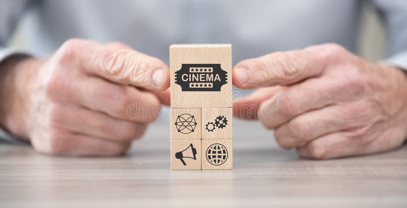 Concept of cinema stock photo. Image of watching, leisure - 308881840