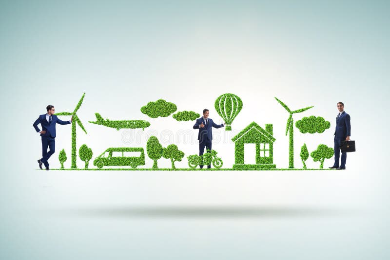 The Concept of Clean Energy and Environmental Protection Stock Image ...