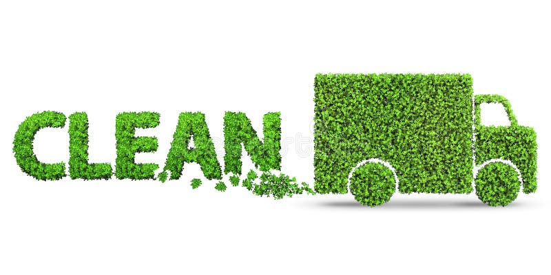 The Concept of Clean Fuel and Eco Friendly Cars - 3d Rendering Stock ...