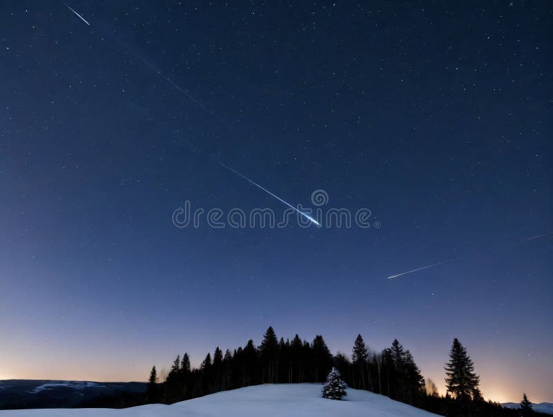 A Clear Night Sky. Generative AI Stock Illustration - Illustration of ...
