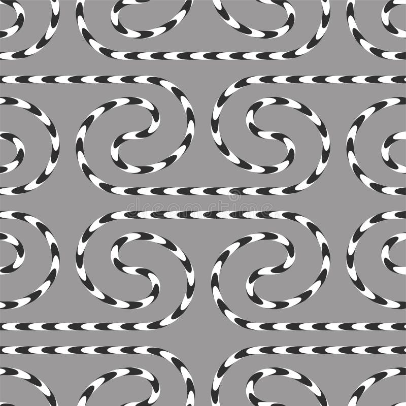 Optical Illusion Circle Current Patterns Stock Vector - Illustration of ...