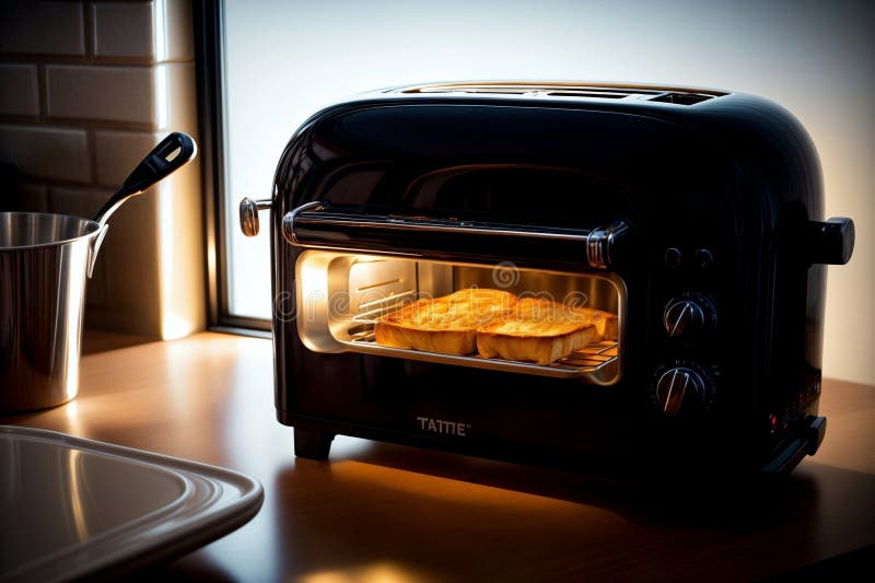 Close Up Capture of Realistic Toaster.AI Generated Stock Image - Image ...