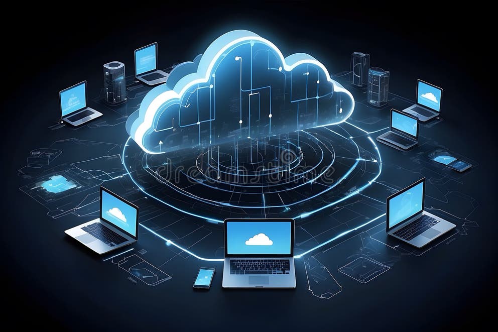 A Concept of Cloud Computing and Privacy in the Digital Era Stock ...
