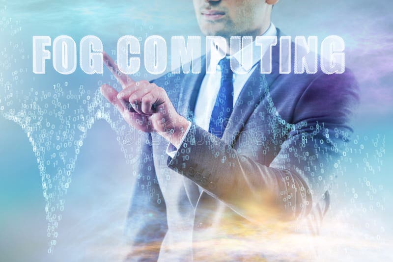 Concept of Cloud Edge and Fog Computing Stock Photo - Image of ...