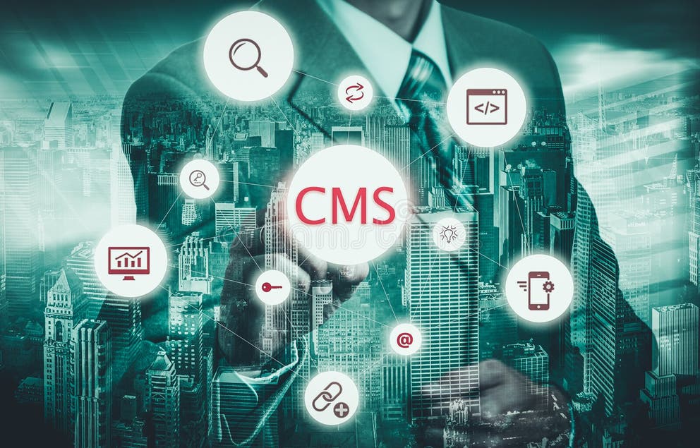 The Concept of Cms Content Management System Website Administration ...