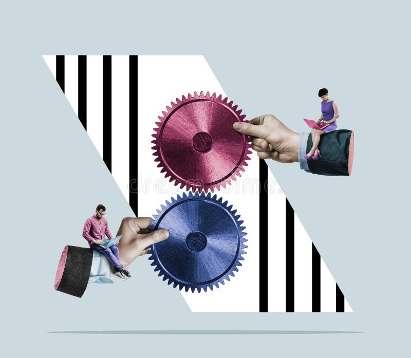 The Concept of Coherence and Coordination. Stock Image - Image of ...