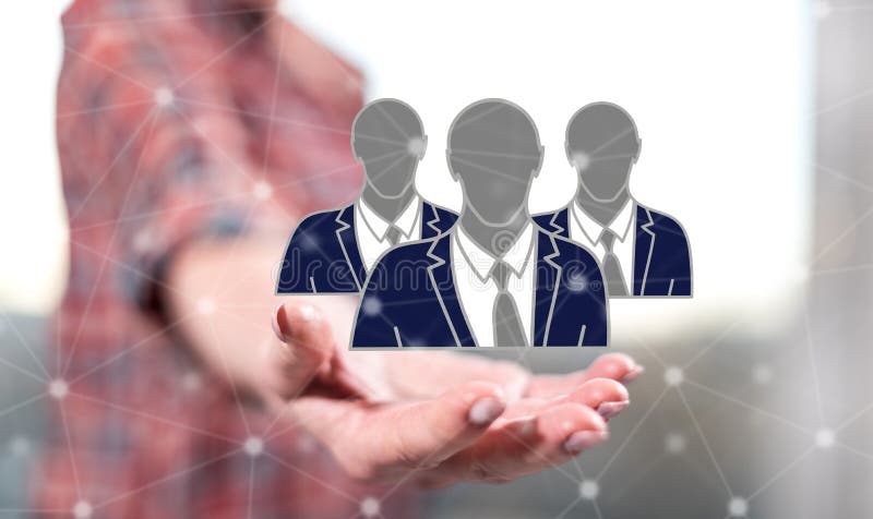 Collaboration Concept On Different Devices Stock Image - Image of ...