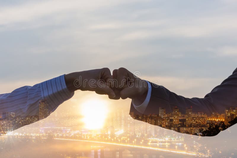 Concept of Collaboration Support in Business Teamwork Stock Photo ...