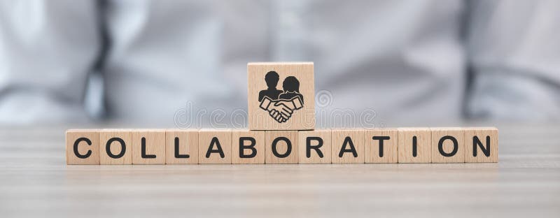 Concept of collaboration stock image. Image of cooperation - 321157739