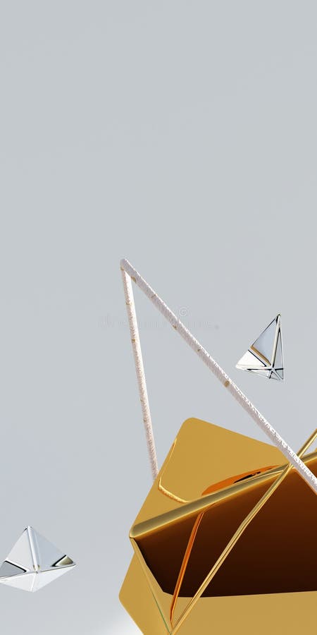 Concept Color 3d Geometric Composition, 3d Illustration. Geometry ...