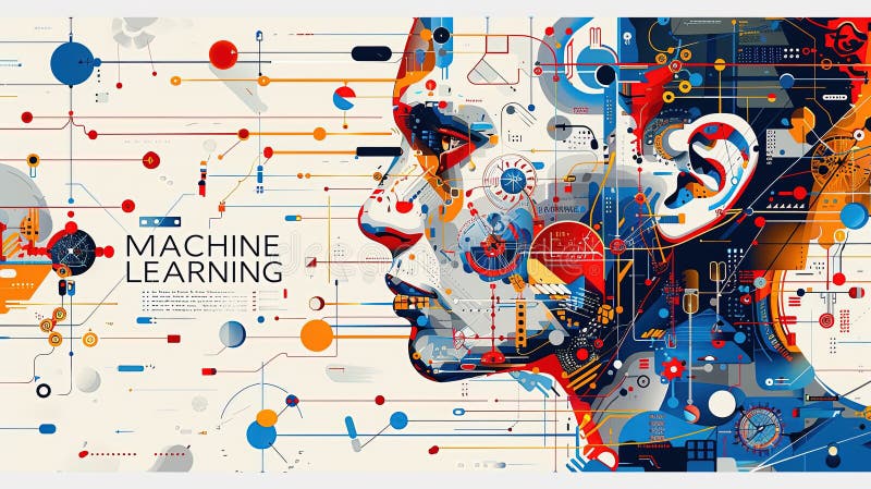 Concept for a Commercial Background Image on the Topic of Machine ...