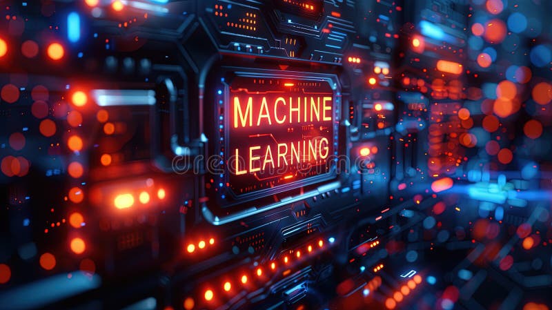 Concept for a Commercial Background Image on the Topic of Machine ...