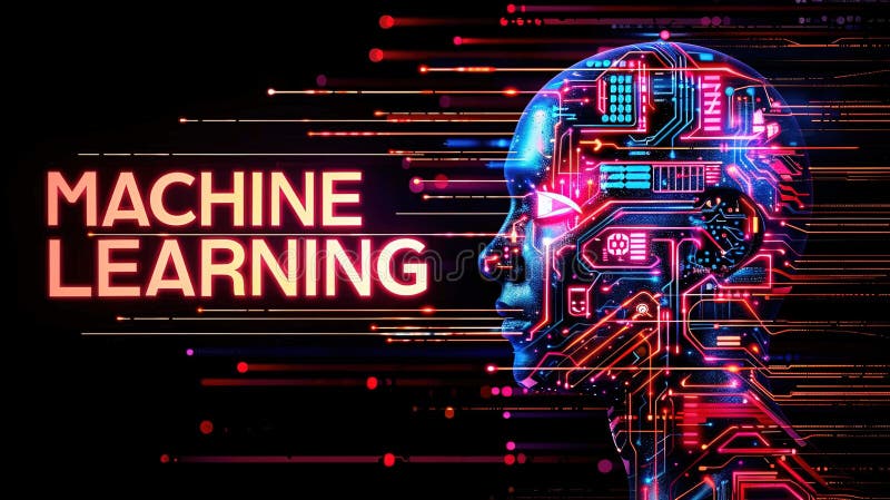 Concept for a Commercial Background Image on the Topic of Machine ...