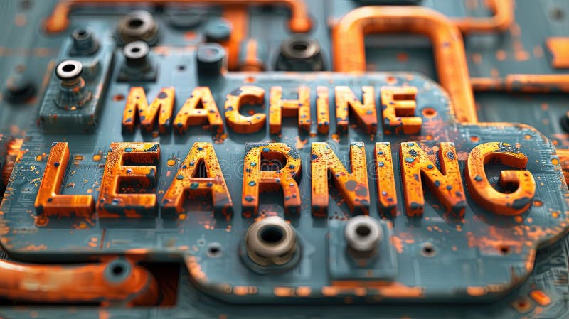 Concept for a Commercial Background Image on the Topic of Machine ...