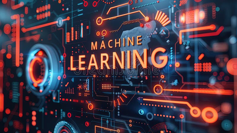 Concept for a Commercial Background Image on the Topic of Machine ...