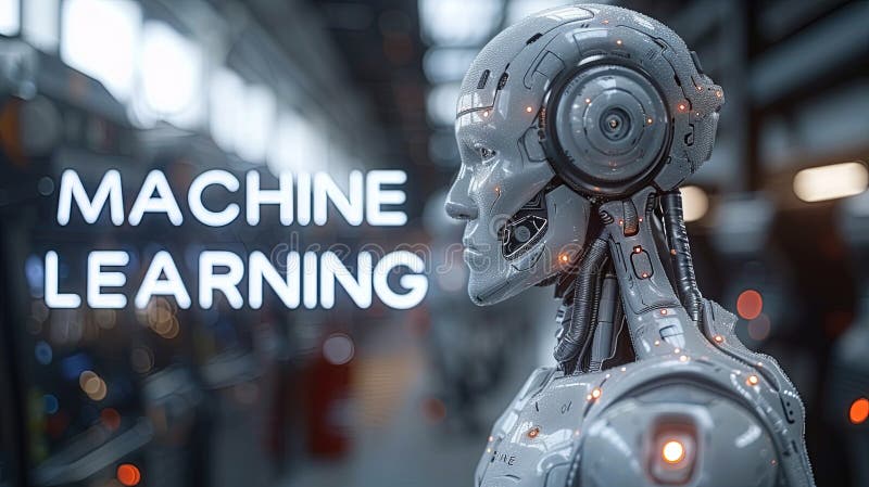 Concept for a Commercial Background Image on the Topic of Machine ...