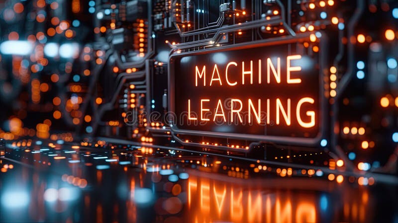 Concept for a Commercial Background Image on the Topic of Machine ...