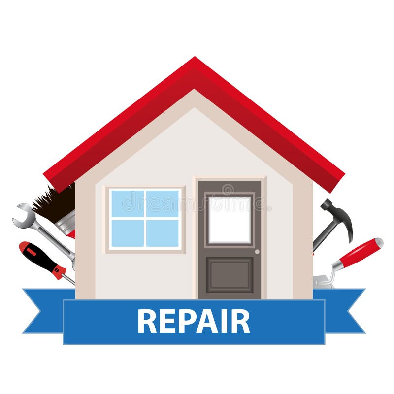 The Concept for Commercial Construction and Home Renovation. Stock ...