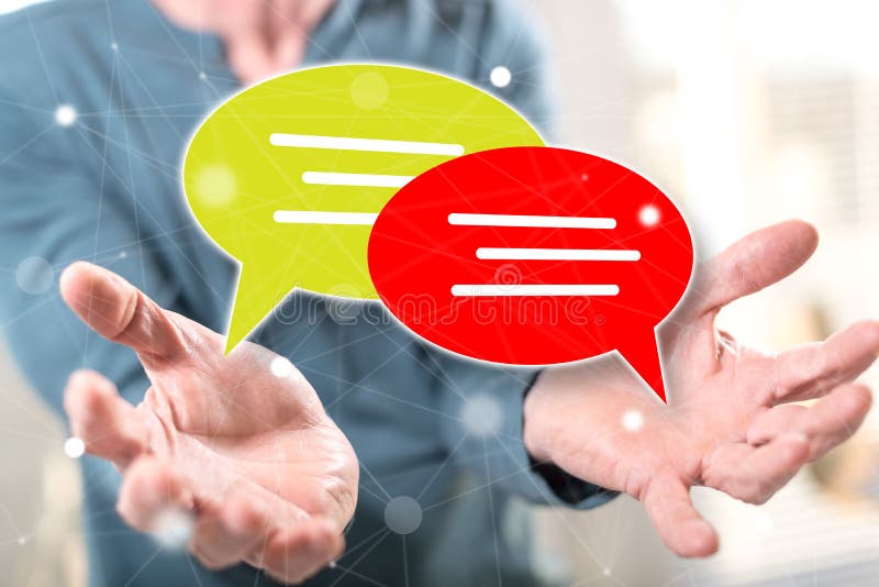 Concept of communication stock photo. Image of communication - 161255320