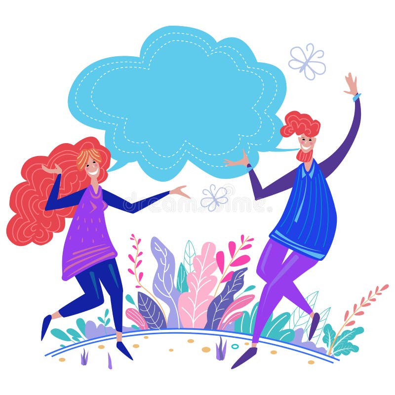 Concept of Communication, Dialogue, Contact, between People Stock ...