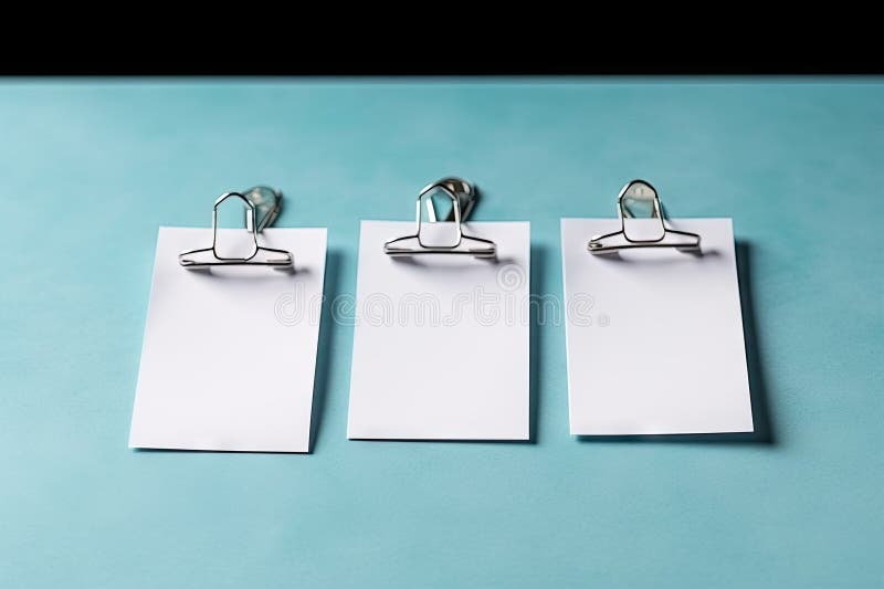 Concept Communication Office Message Reminder Paperclip Paper White ...