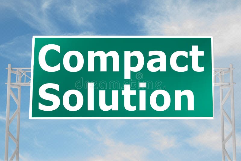 Concept Compact De Solution Illustration Stock - Illustration of amorce ...