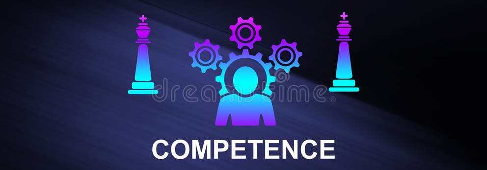 Concept of competence stock illustration. Illustration of university ...