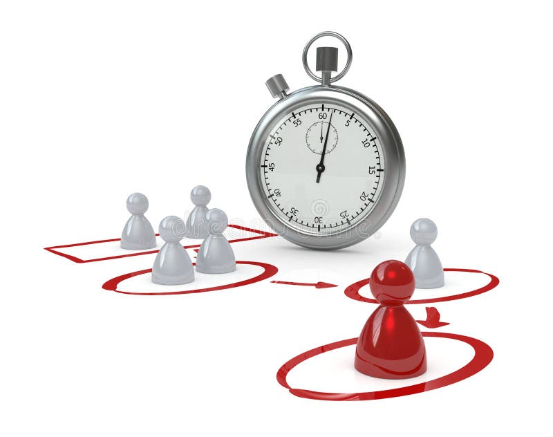 Concept of competition stock illustration. Illustration of decision ...