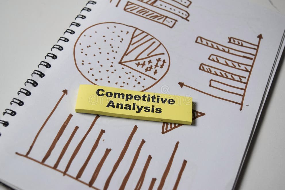Concept of Competitive Analysis Write on Sticky Notes Isolated on ...