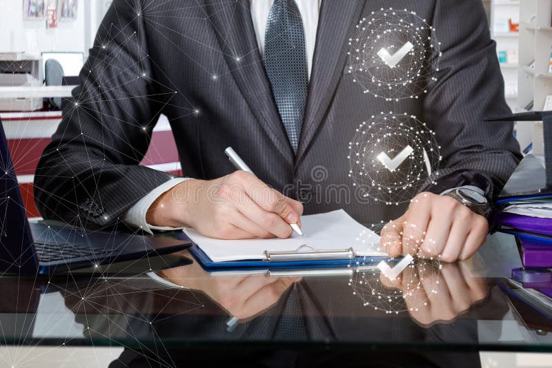 Concept of Completing Tasks for a Business Stock Image - Image of ...