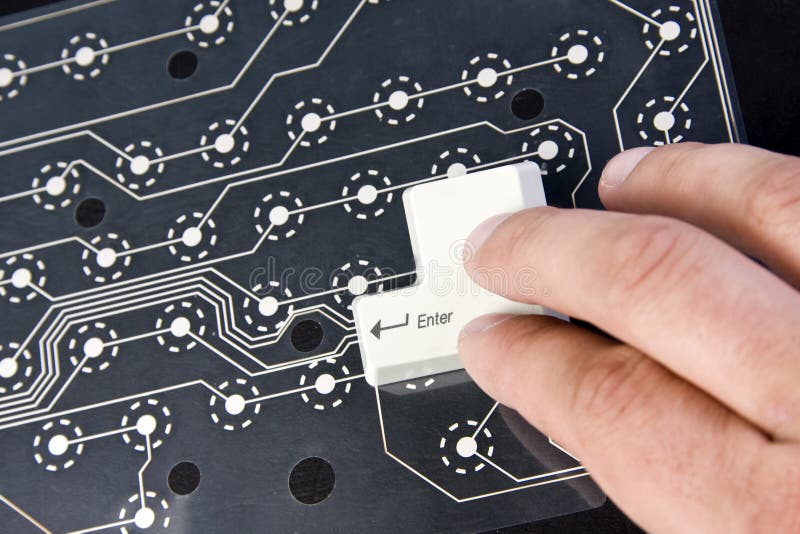 Concept of Computer Keyboard Stock Image - Image of abstract ...