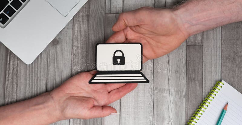 Concept of Computer Protection Stock Image - Image of access, firewall ...
