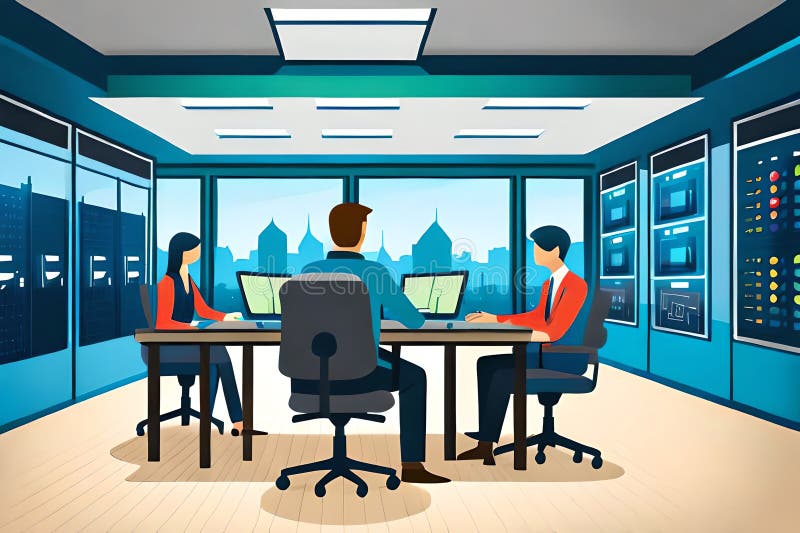 Computer Science Engineer Watch Telecommunications Infrastructure ...