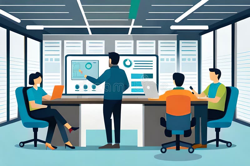 Computer Science Engineer Watch Telecommunications Infrastructure ...