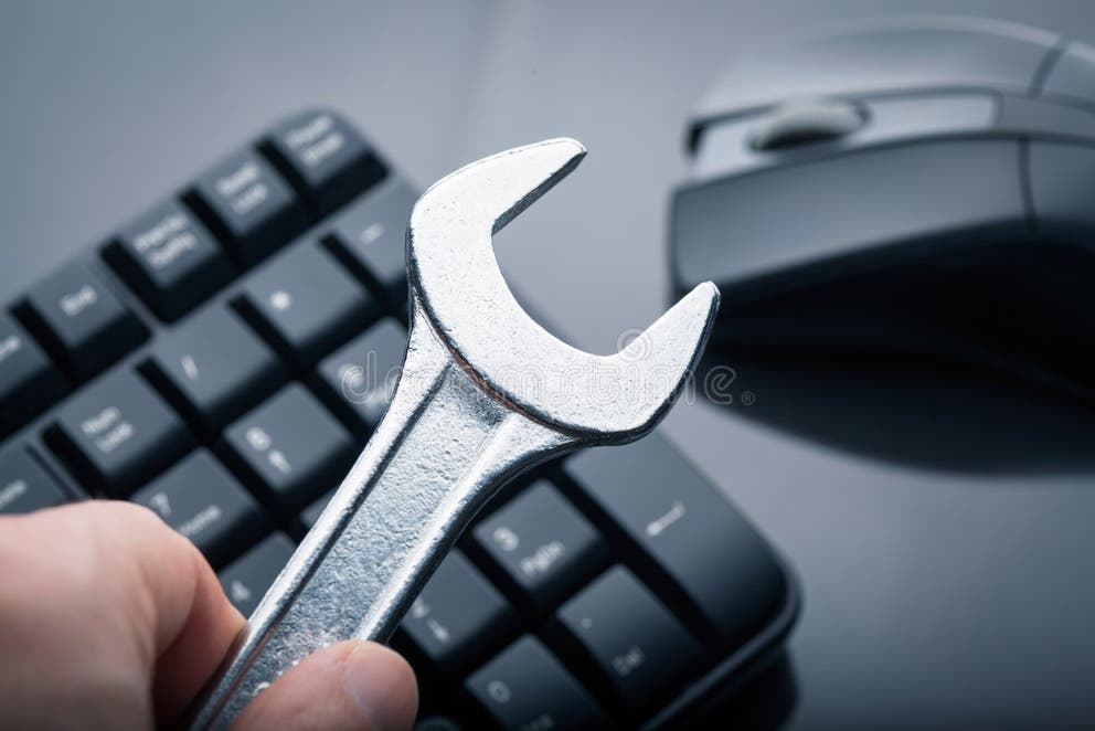 Concept of Computer Technology Stock Image - Image of settings ...