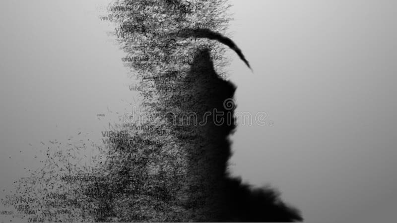 The Concept of a Computer Virus. Infected Computer, Death To Computer ...