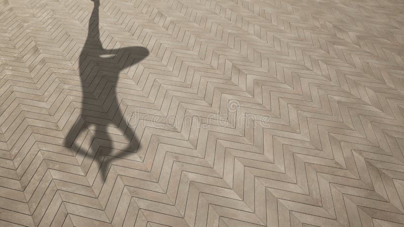Concept or Conceptual Background of Floor Texture Surface with a Human ...