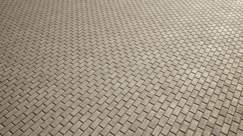 Conceptual Solid Beige Background of Brick Pavement Texture Floor As a ...