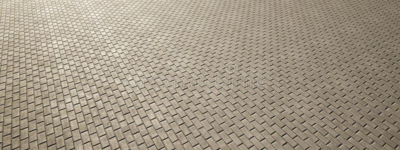 Concept or Conceptual Solid Beige Background of Brick Pavement Texture ...