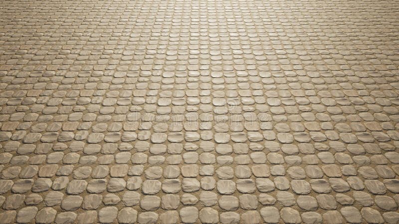 Concept Conceptual Solid Beige Background of Cobblestone Texture Floor ...