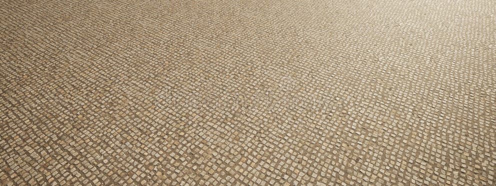 Concept Conceptual Solid Beige Background of Cobblestone Texture Floor ...