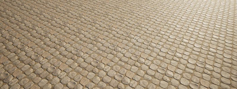 Concept Conceptual Solid Beige Background of Cobblestone Texture Floor ...