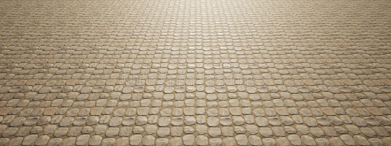 Concept Conceptual Solid Beige Background of Cobblestone Texture Floor ...