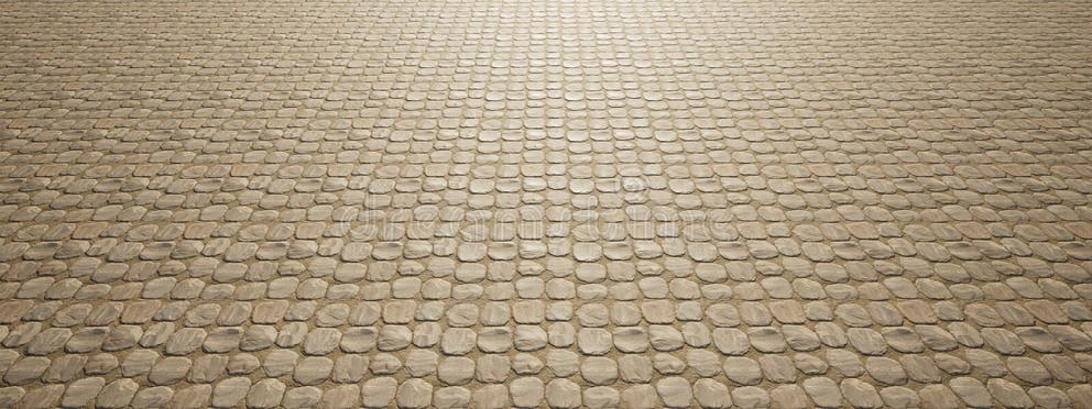Concept Conceptual Solid Beige Background of Cobblestone Texture Floor ...