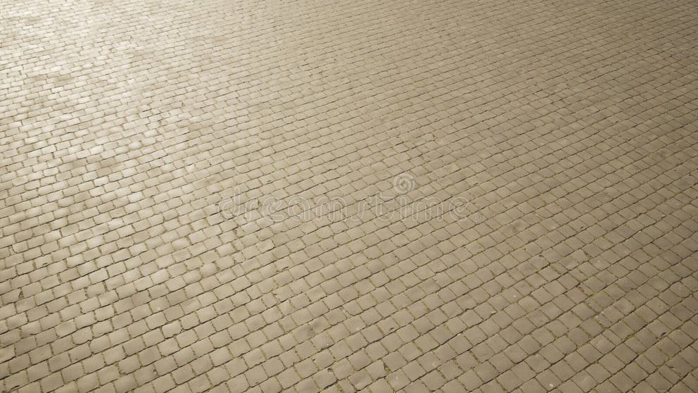 Concept or Conceptual Solid Beige Background of Smooth Cobblestone ...