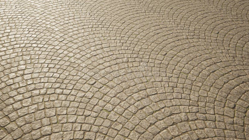 Concept or Conceptual Solid Beige Background of Wave Cobblestone ...